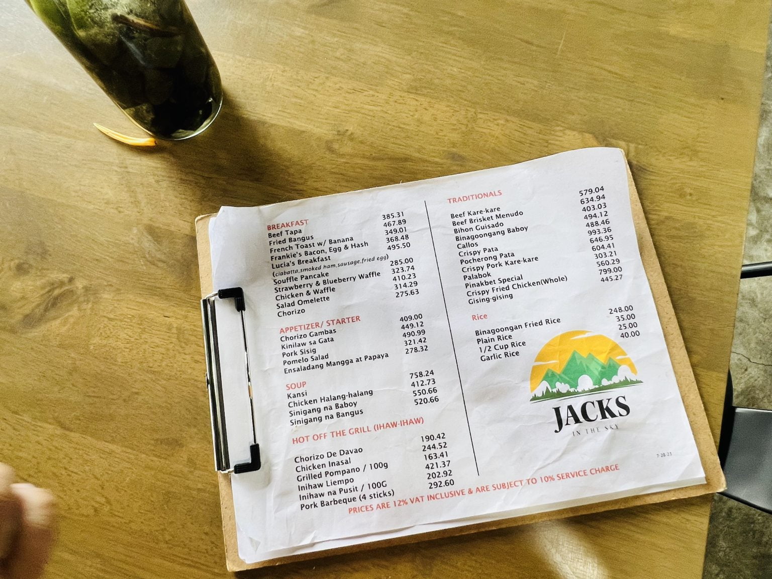 Passing Through Jack's In the Sky